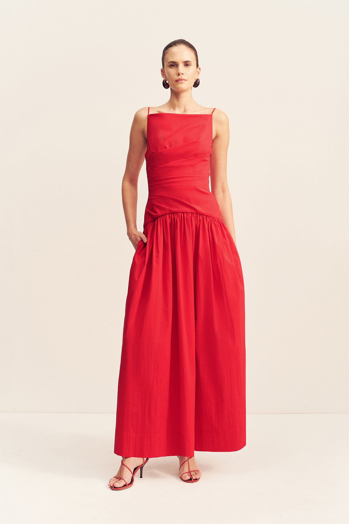 Campbell Square Neck Maxi Dress | Goji | Dresses | Shona Joy – Shona Joy US